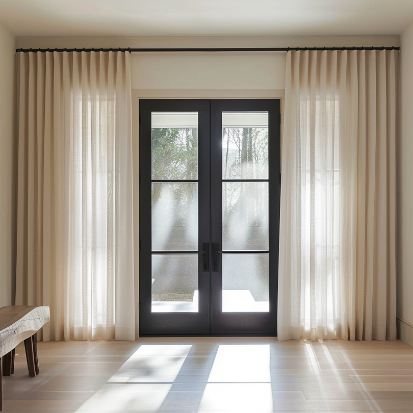 Sidelight Window Treatment Ideas