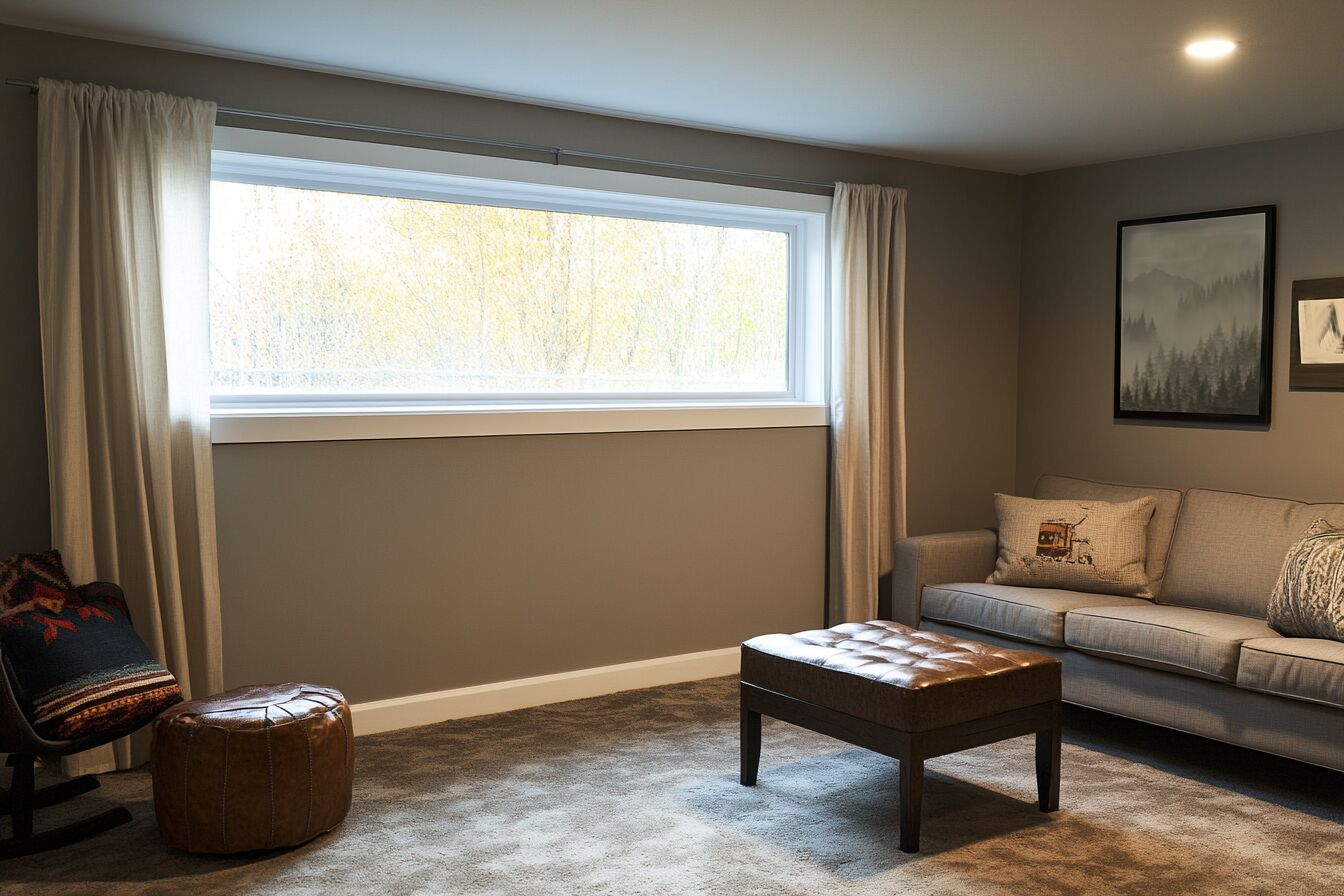 How to Brighten Your Basement: Curtain Ideas & Tips