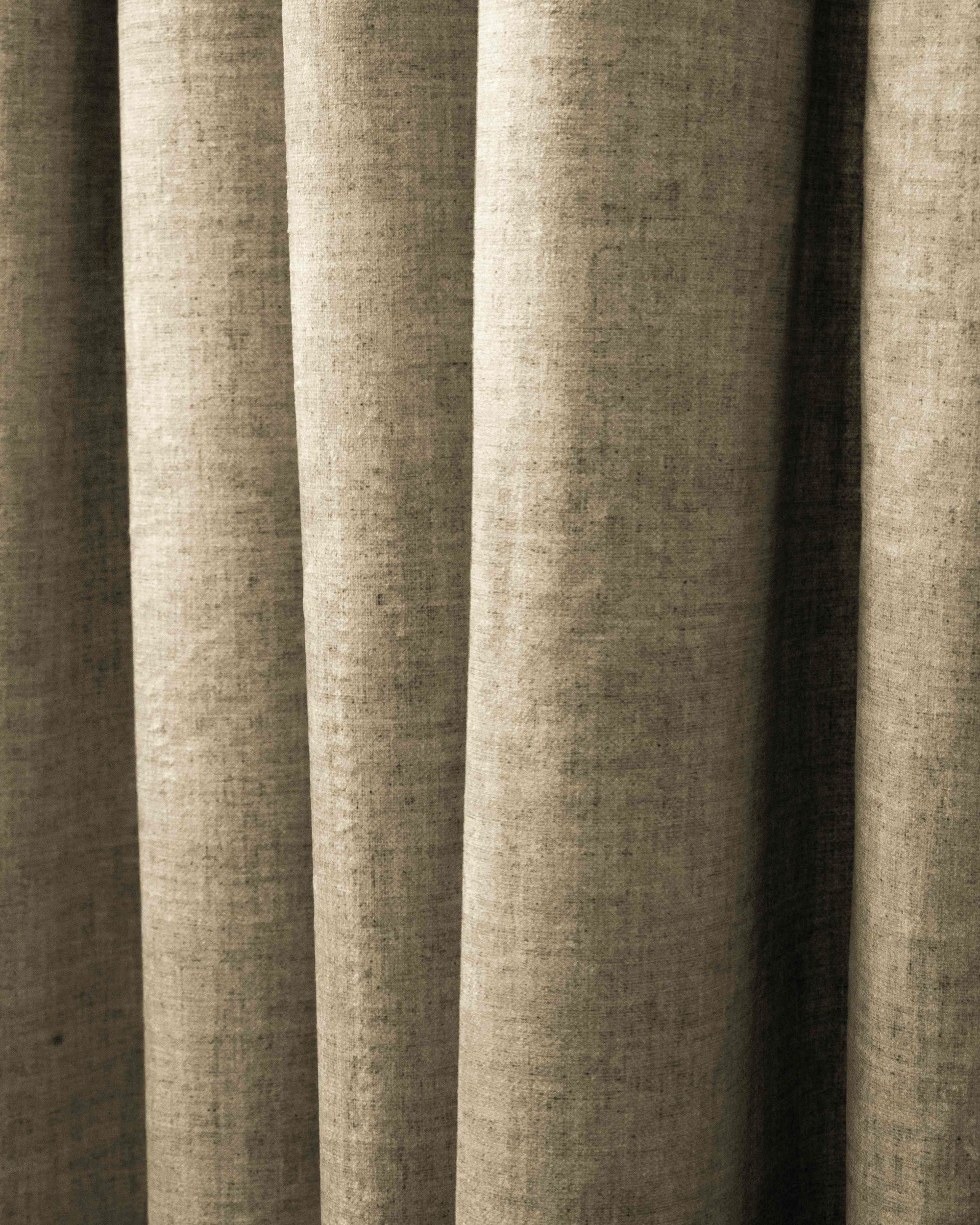 Jazlynn 4 Layers Linen Patterned Velvet Heavyweight Soundproof Custom