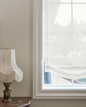 Yarn Sheer Relaxed Custom Roman Shade